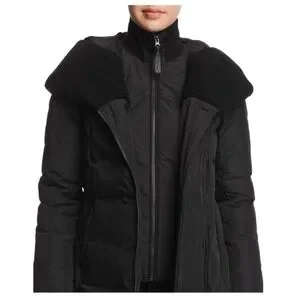 Mackage | Jackets & Coats | Mackage Brigid Knit Trim Down Coat Size ...